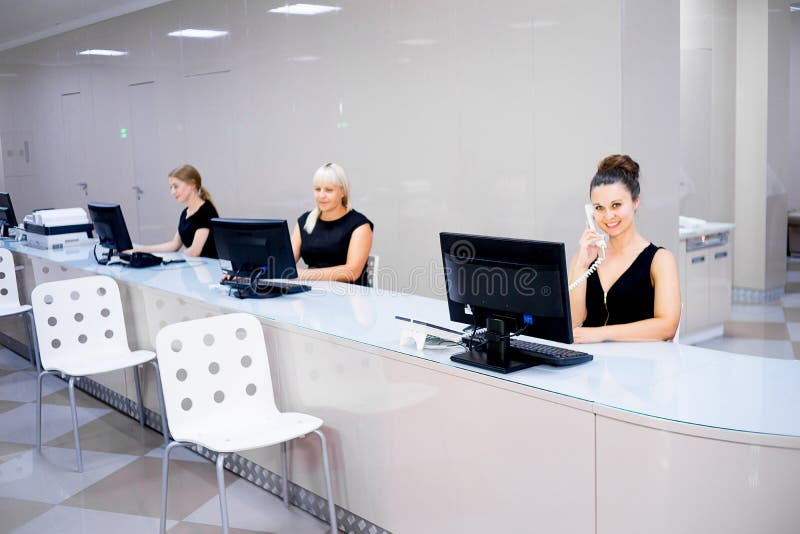 Image of a call center stock photo. Image of indoors - 102078692