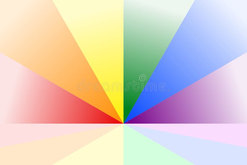 Abstract Colorful Sunburst Pattern in Rainbow Colors LGBT or LGBTQ ...