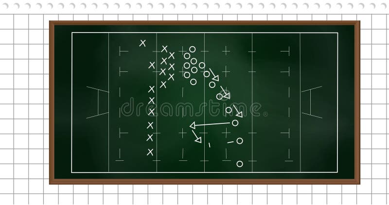 In this Image, we Can See a Teacher Drawing a Game Plan on the ...