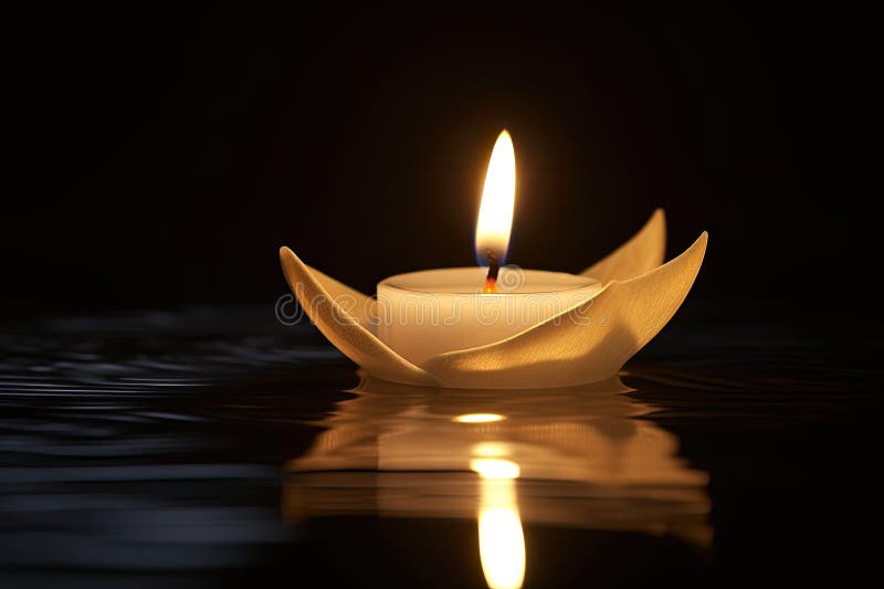 Image of a Candle Flame, Which Represents Inner Peace and Stillness, To ...