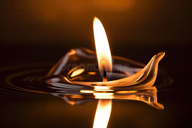 Image of a Candle Flame, Which Represents Inner Peace and Stillness, To ...