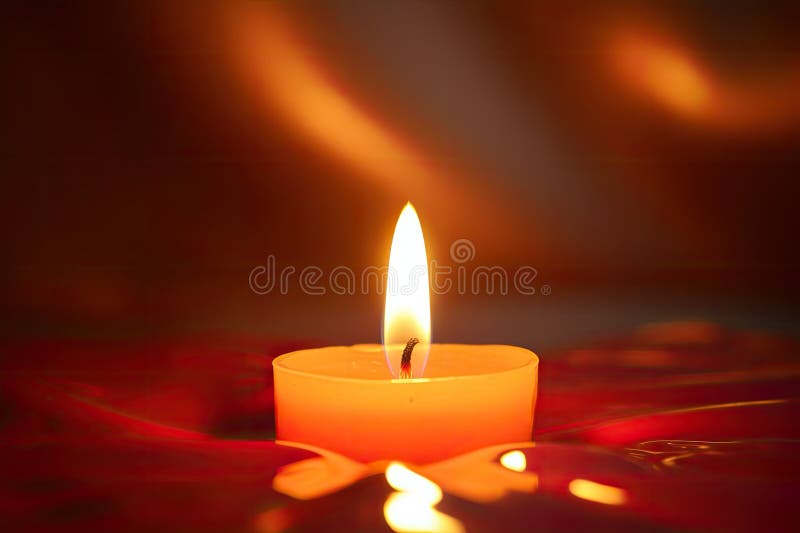 Image of a Candle Flame, Which Represents Inner Peace and Stillness, To ...