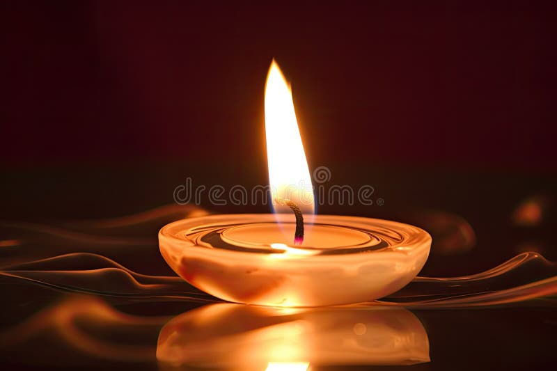 Image of a Candle Flame, Which Represents Inner Peace and Stillness, To ...