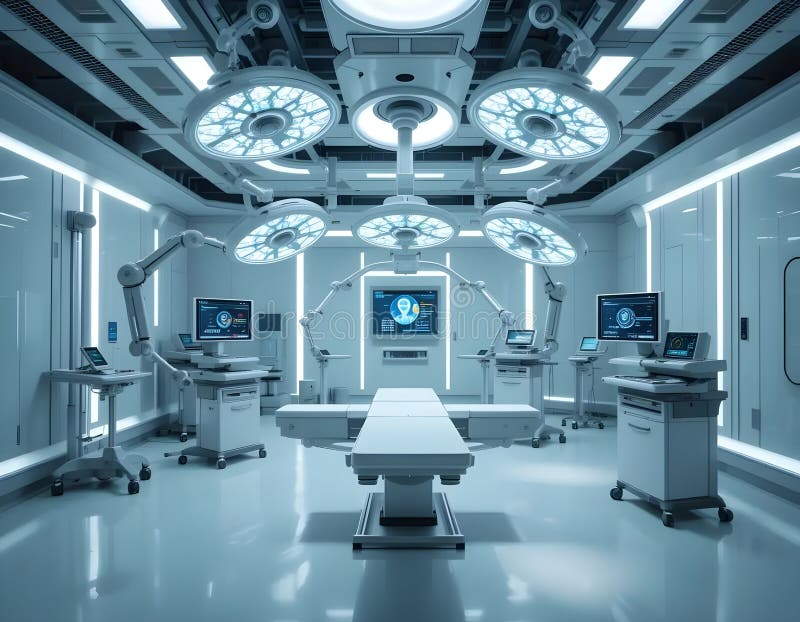 Advanced Operating Room with Augmented Reality Tools, Virtual Screens ...