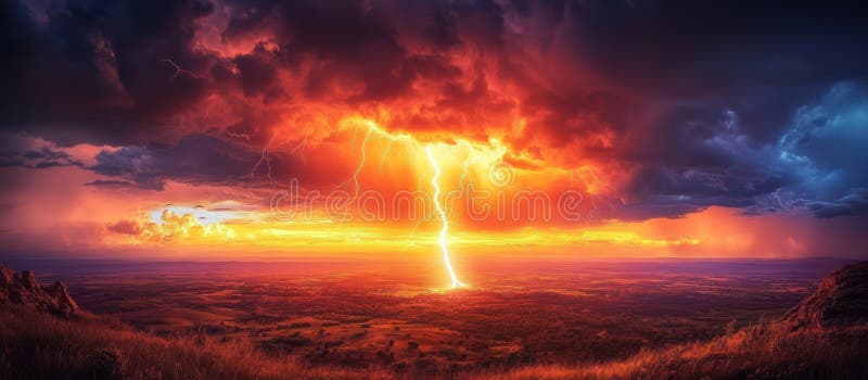 Electrifying Lightning Strike: Powerful, Mesmerizing and Dramatic ...