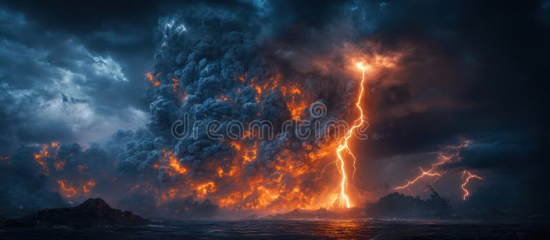 Electrifying Lightning Strike: Powerful, Mesmerizing and Dramatic ...