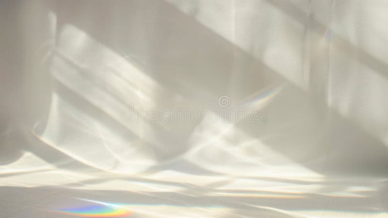 Organic Drop Shadow and Light Rays on Blurred Wall Texture for Natural ...