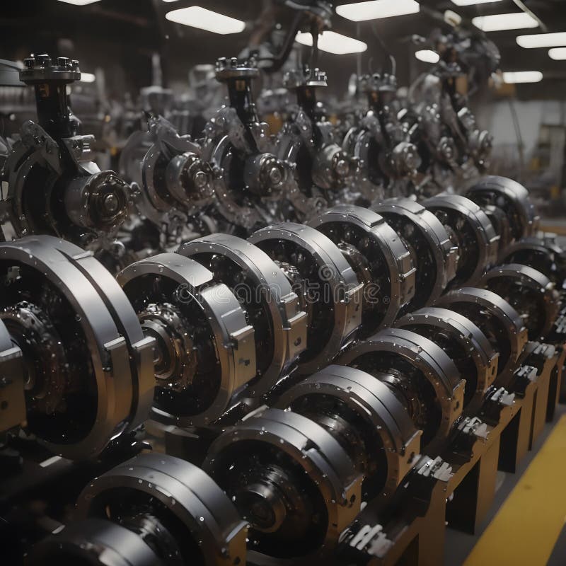 A Digital Illustration of a Big Machine. Stock Illustration ...