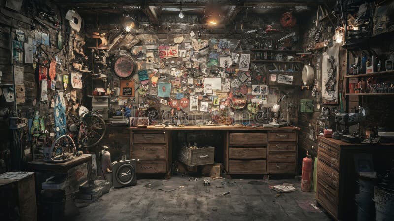 Exploring the Chaos of a Messy Garage Filled with Unused Cars and ...