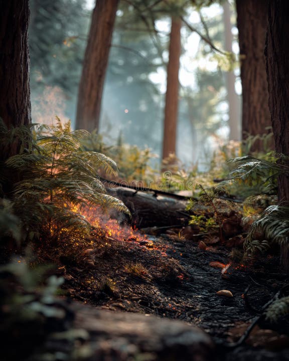 Uncontrolled Forest Fires Rapidly Spreading Leading To Environmental ...