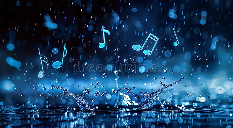 Falling Music Notes Stock Illustrations – 482 Falling Music Notes Stock ...