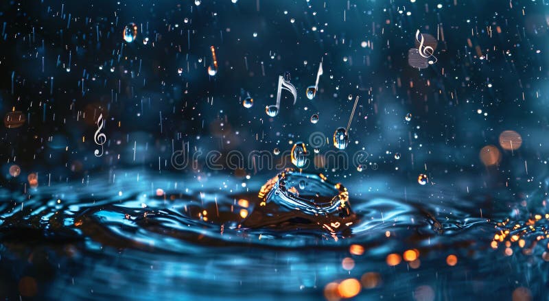 Melodic Raindrops Aqua Notes: Raindrop Symphony, the Music of Rain ...