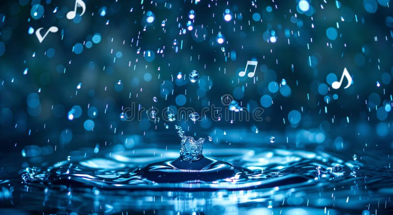Melodic Raindrops Aqua Notes: Raindrop Symphony, the Music of Rain ...