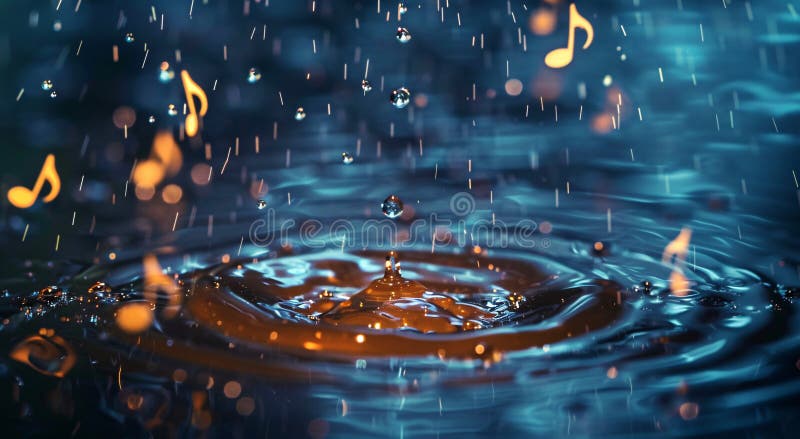 Melodic Raindrops Aqua Notes: Raindrop Symphony, the Music of Rain ...
