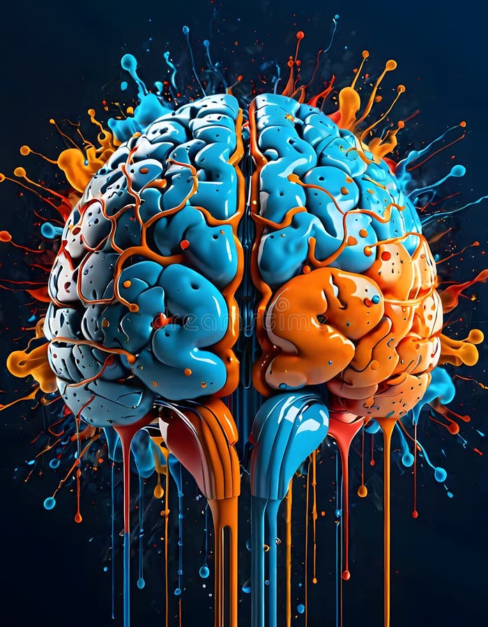 Creative Explosion of the Mind Stock Image - Image of conceptual, brain ...