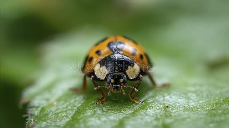 Ladybug Capturing the Essence of Natural Elegance Stock Illustration ...