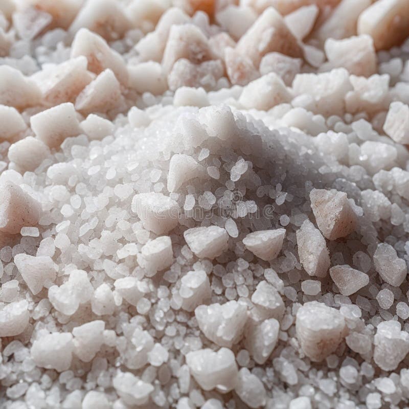 Natural Sea Salt Background Texture Close Up. Coarse Grind. Ultra ...