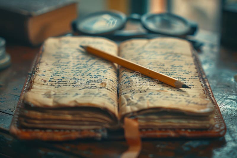 Office Essentials: Notepad, Pencil, and Paper for Jotting Down Notes ...