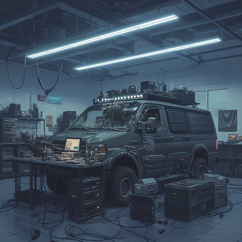 Mission-ready Mobile Operations Center, Ready for Action. Stock ...