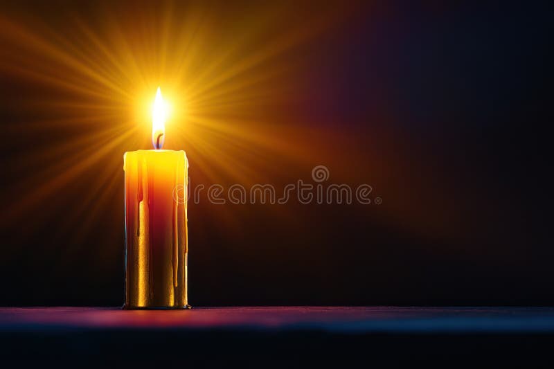 Enlightened Spirit: Illuminated Candle Cylinder for Spiritual ...