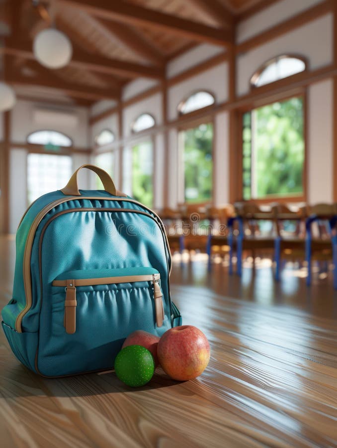 Organized Teacher Preparing Classroom Materials for Students Creating ...