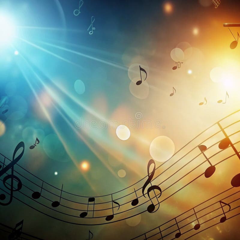 The Light of Music stock illustration. Illustration of sunbeams - 331495562