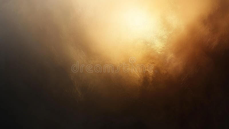 Golden Misty Horizon with Soft Gradient and Texture Effects Stock ...