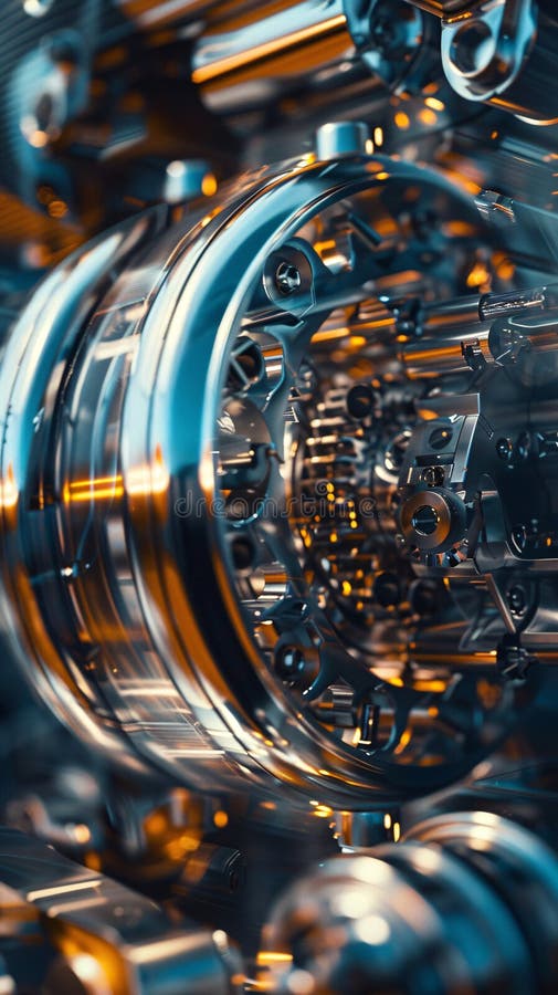 Transparent Glass Engine Visualization Glass-Constructed Automobile ...