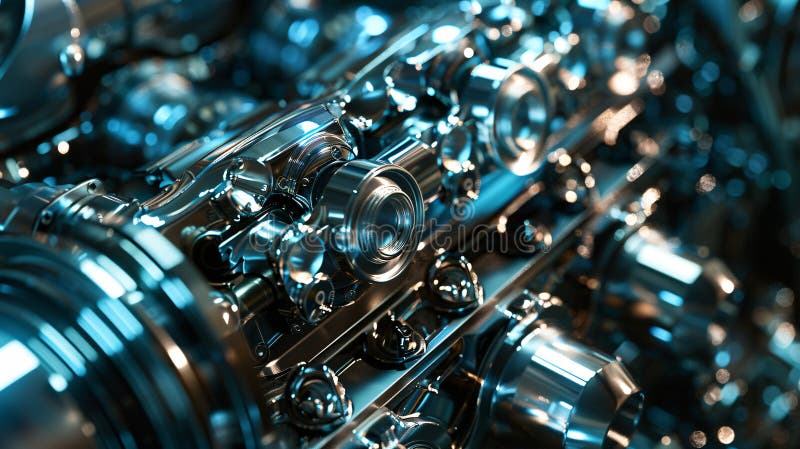 Transparent Glass Engine Visualization Glass-Constructed Automobile ...