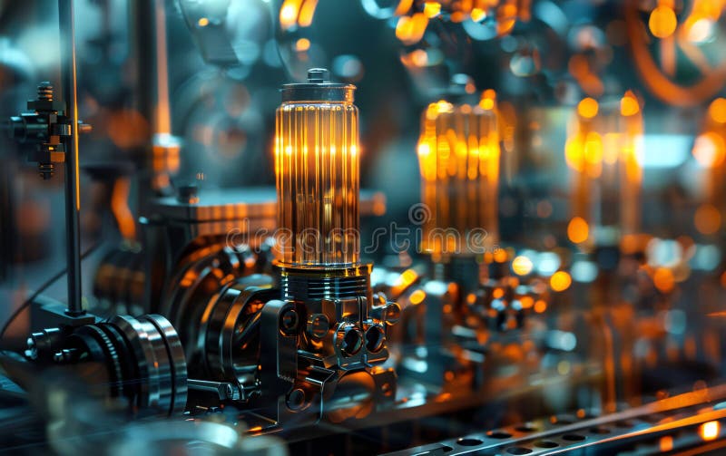 Transparent Glass Engine Visualization Glass-Constructed Automobile ...