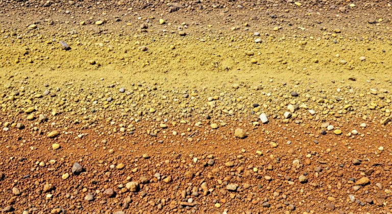 Construction Zone Mixed Soil and Sand Texture Top Layer Ground Earth ...