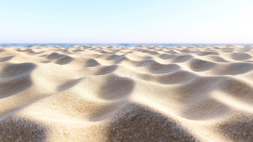 Golden Sand Texture Abstract Background of Shifting Grains and Coastal ...