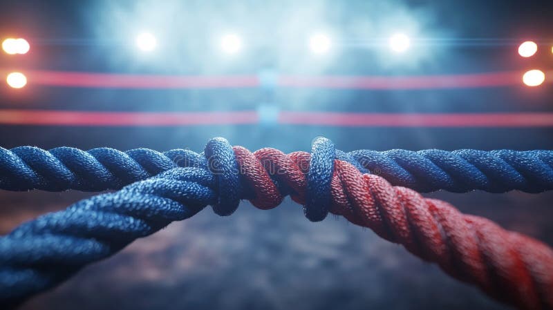 Image Captures the Intricately Twisted Ropes of a Boxing Ring ...