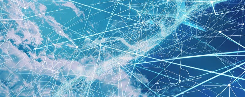 Dynamic Air Cargo Network Over Global Map, Showcasing Interconnected ...