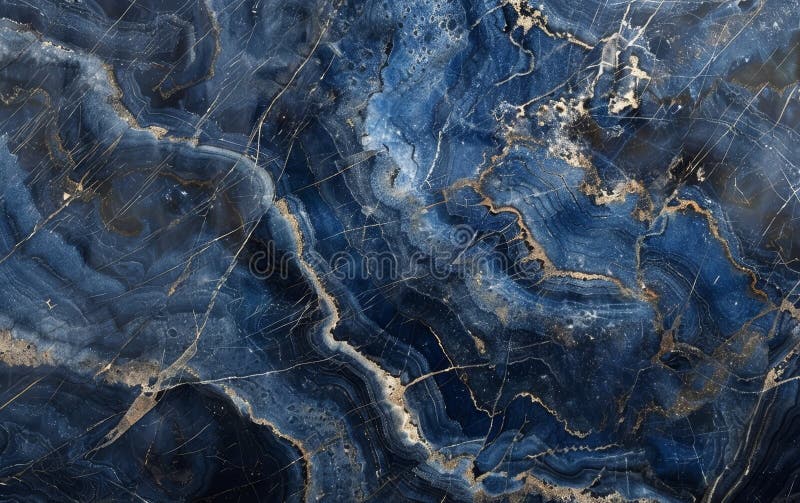 This Image Captures the Natural Striations of Blue Agate, Resembling ...