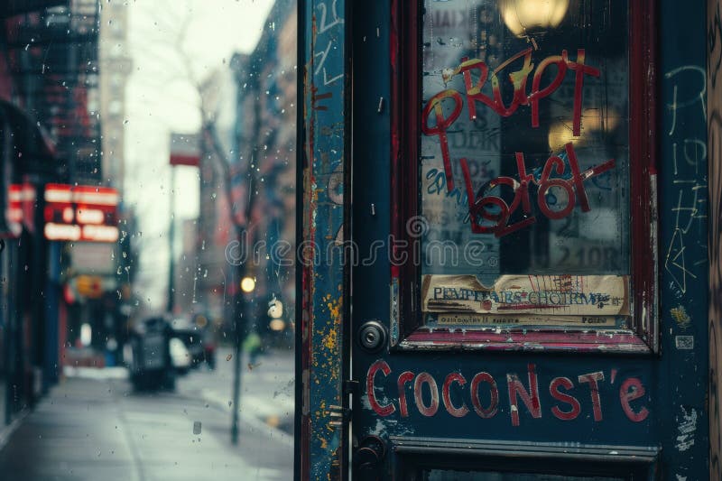 End of an Era. Symbolizing the Impact of Business Closure Stock ...