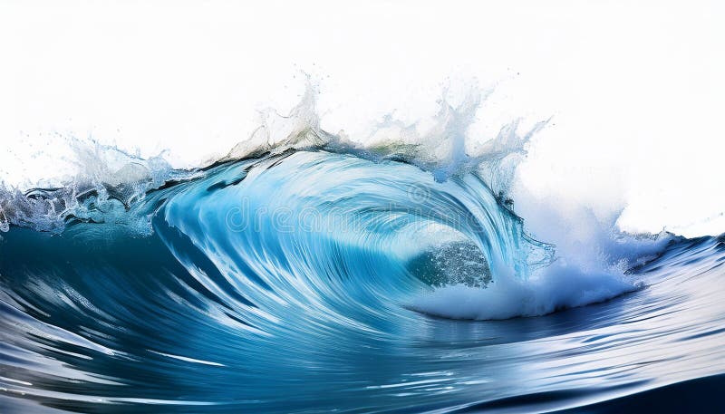 The Image Captures the Raw Energy and Power of a Colossal Wave, As it ...