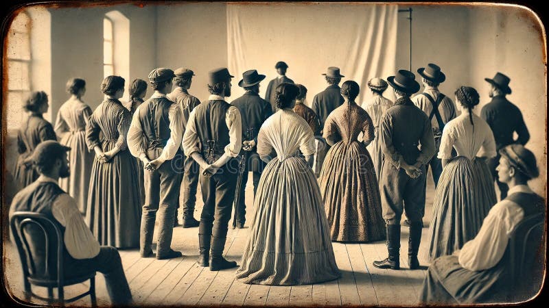 Vintage 1800s Photograph with Retro Tones and Natural Lighting Stock ...