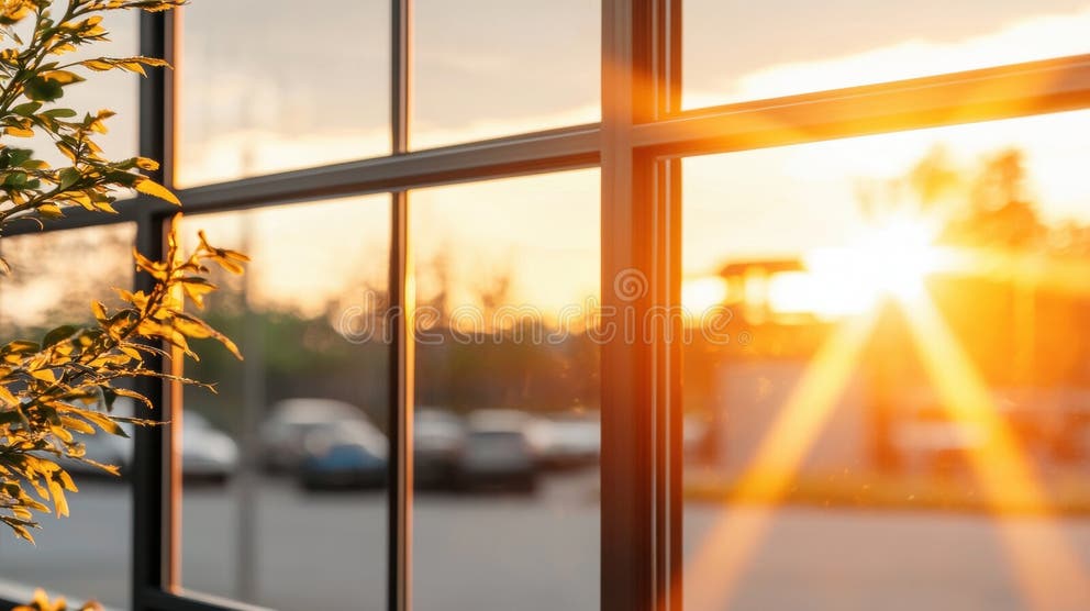 Sunlight Streaming through a Window, Casting a Warm Glow on the Scene ...