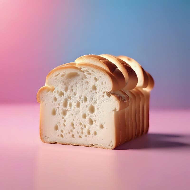 Sliced Bread Elegance stock illustration. Illustration of breakfast ...