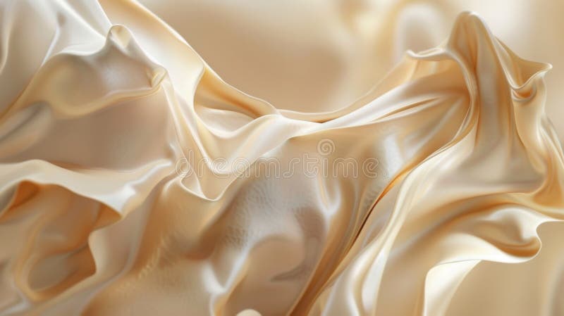 Elegant Flowing Silk Fabric, Generative AI Stock Photo - Image of ...