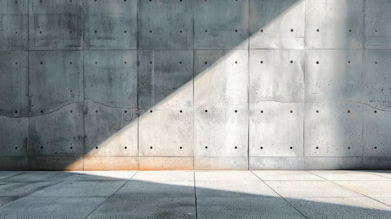 Corner Shadows on White Concrete Wall Stock Illustration - Illustration ...