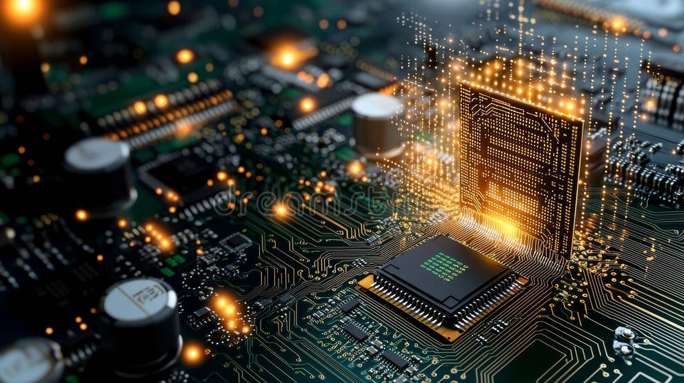 Illuminating the Future of Technology: a Close-Up on a Radiant Computer ...