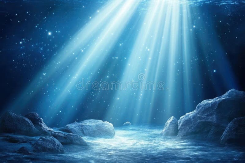 Radiant Glow. Dramatic Light on Background with Strong Contrasts and ...