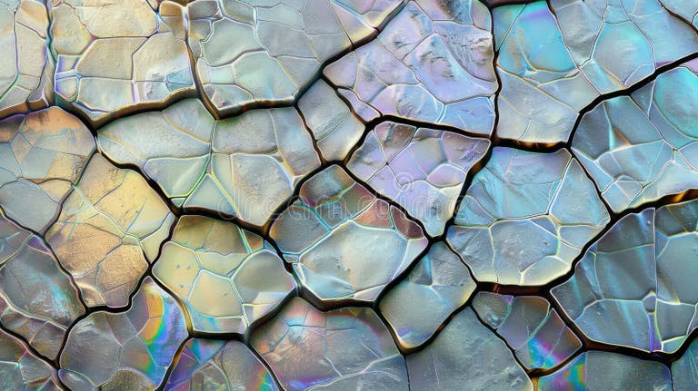 This Image Captures the Subtle Beauty of a Metallic Mosaic Texture ...