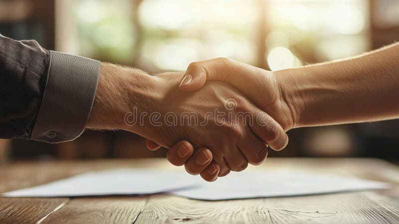 A Strong Handshake Signifying Partnership in Business Model Canvas and ...