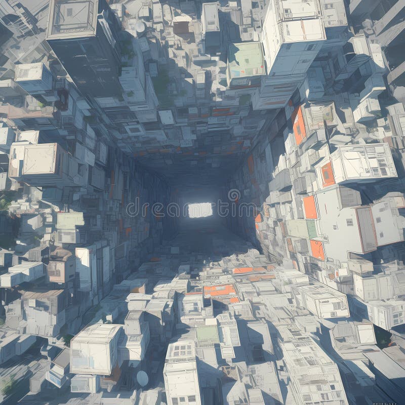 Urban Metropolis stock illustration. Illustration of spaces - 356396802