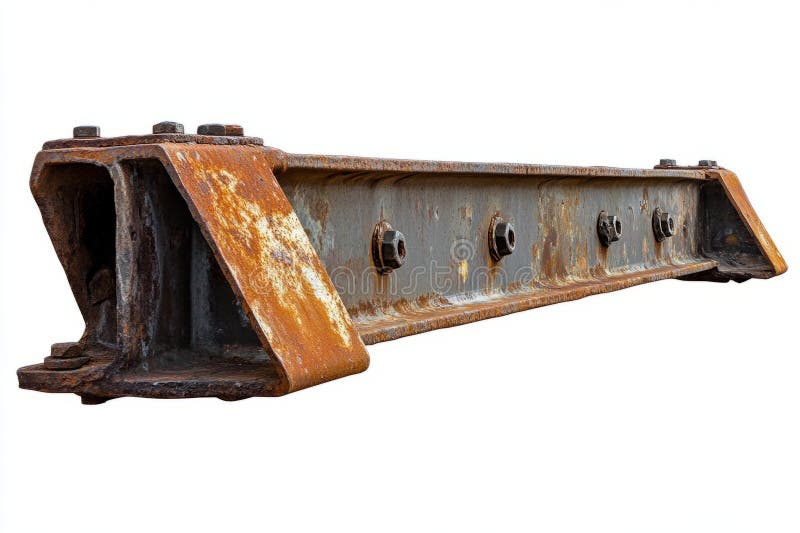A Rusted Steel Beam Showcases the Beauty of Decay. it Stands As a ...