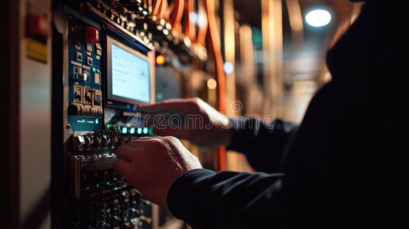An Image Capturing the Closeup View of a Digital Interface on an ...