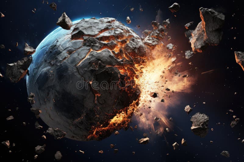 An Image Capturing the Dramatic Explosion of a Planet in the Vastness ...